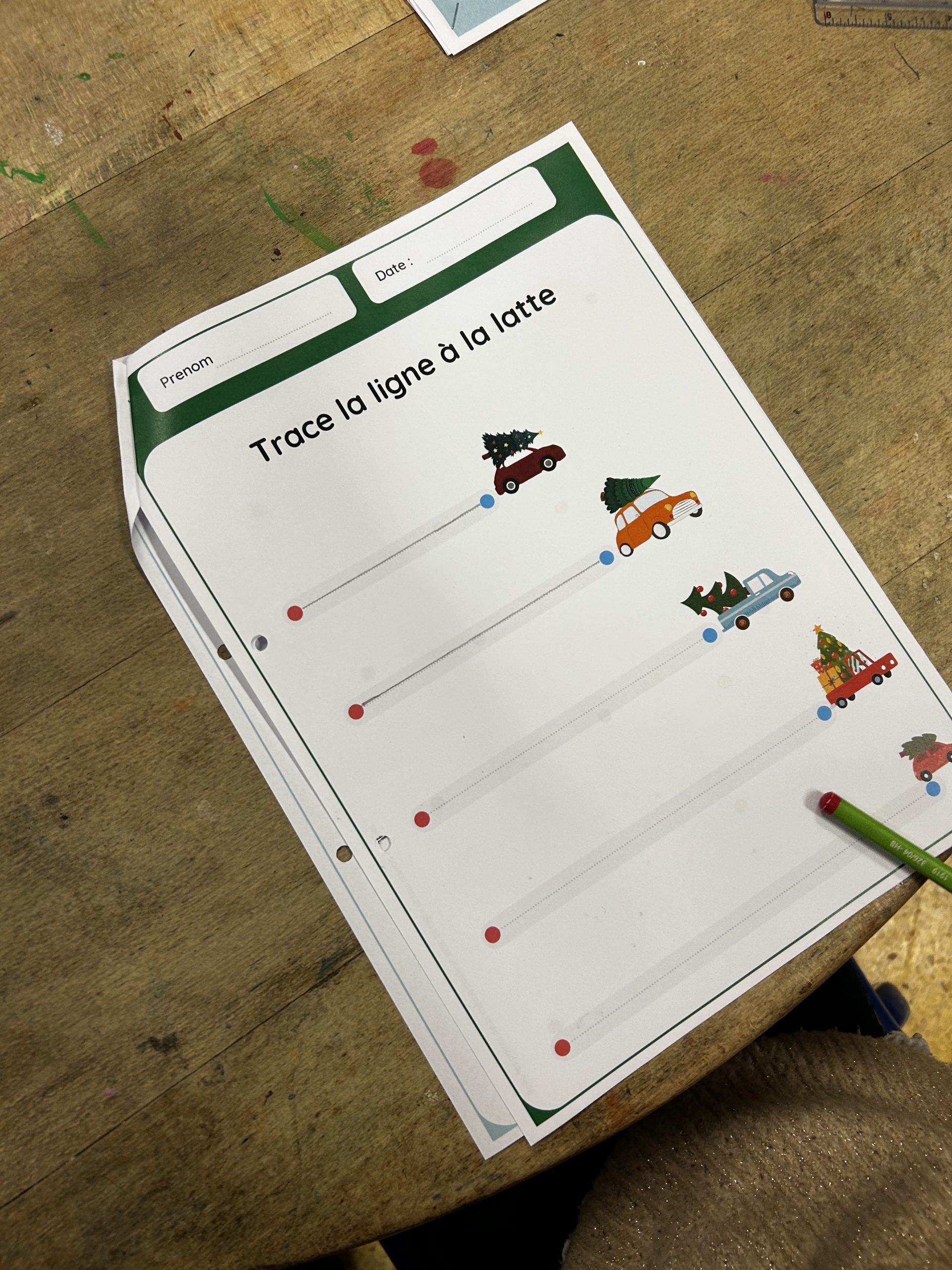 Manipulation de la latte/règle – 1institalastation