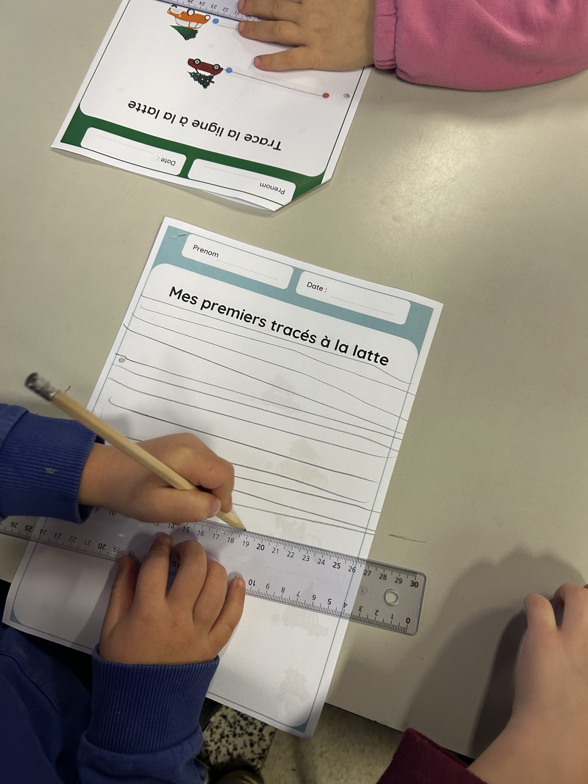 Manipulation de la latte/règle – 1institalastation