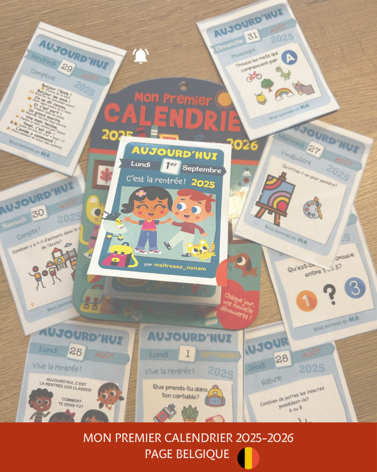 Mon premier calendrier – 1institalastation